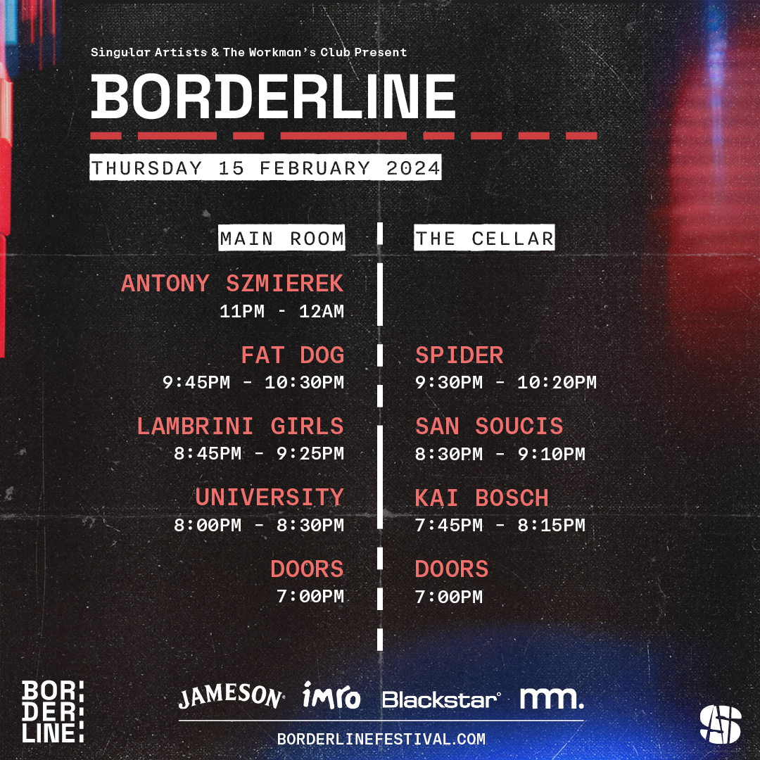 Borderline announces day by day breakdown | News